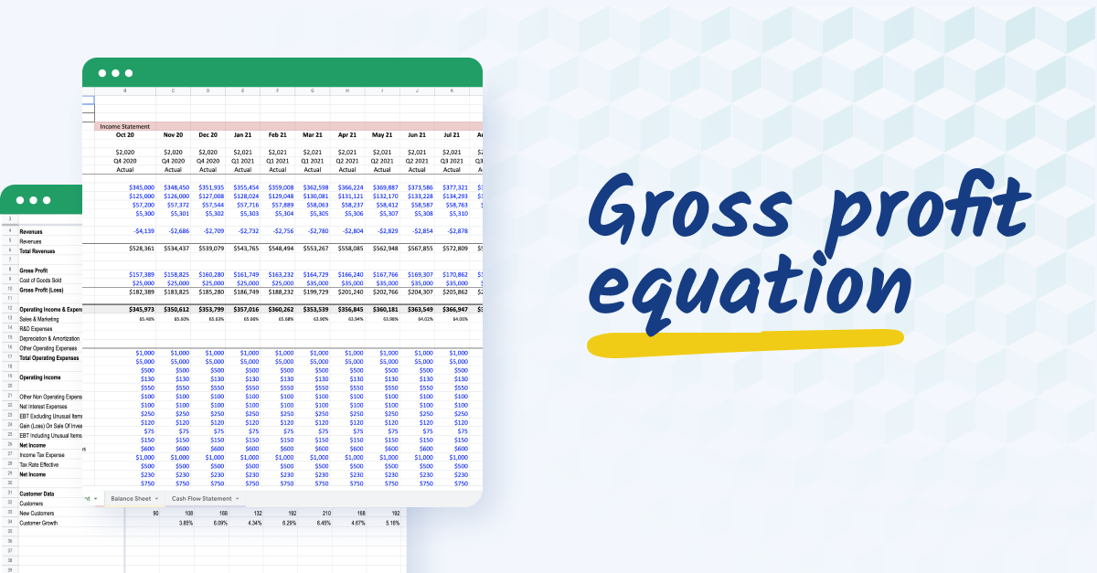 Gross profit: Definition and gross profit equation